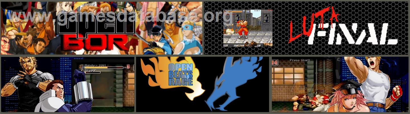 Luta Final Fight - OpenBOR - Artwork - Marquee