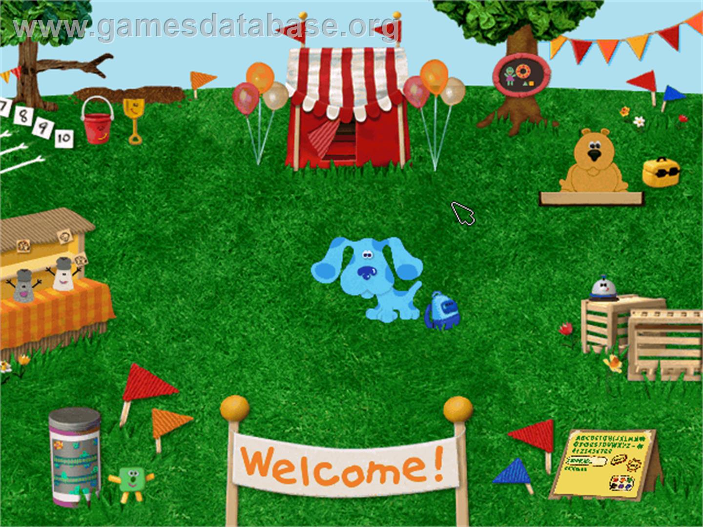 Blue's Clues: Blue's 123 Time Activities - ScummVM - Artwork - In Game