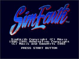 Sim Earth: The Living Planet - Sega CD - Games Database