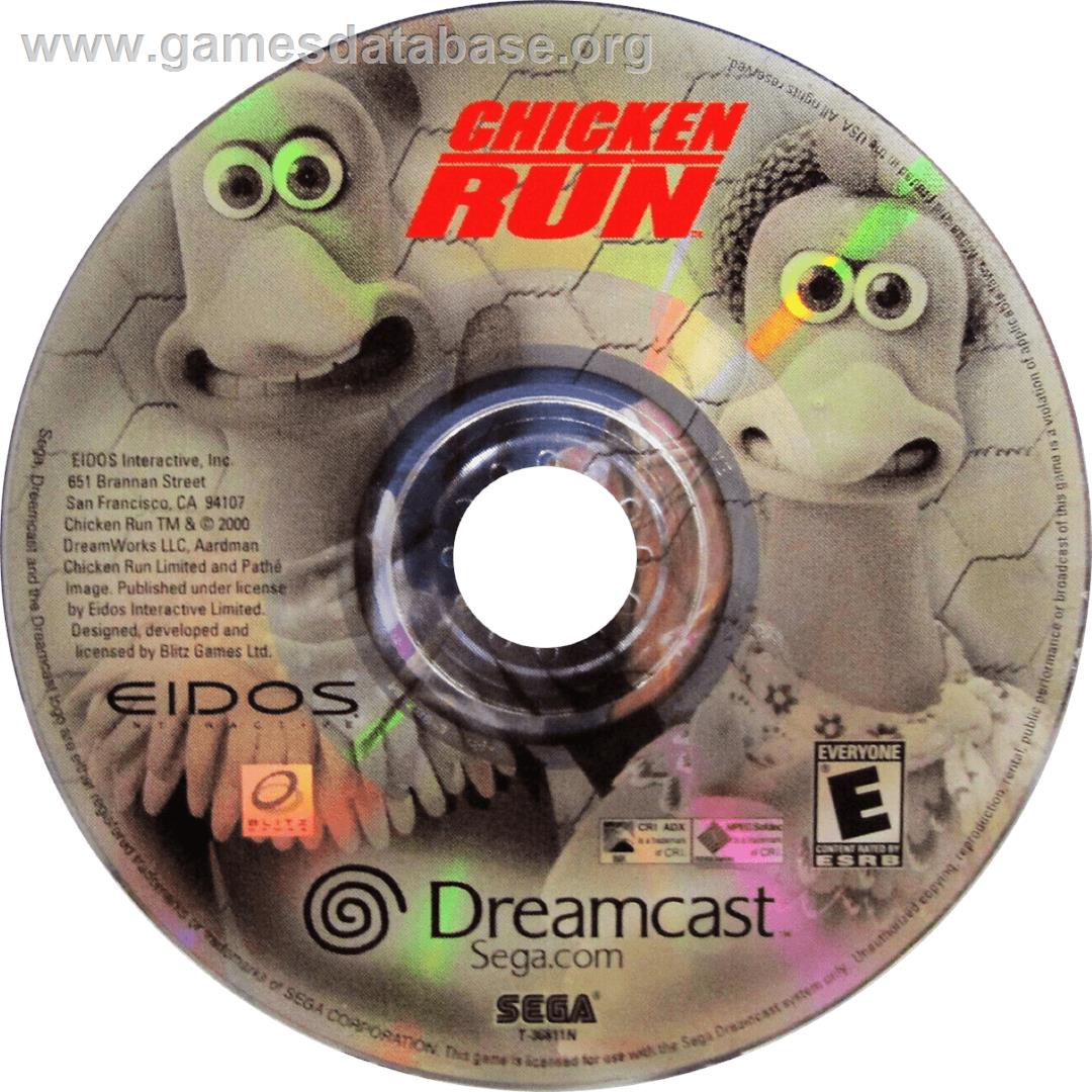 Chicken Run - Sega Dreamcast - Artwork - Cartridge