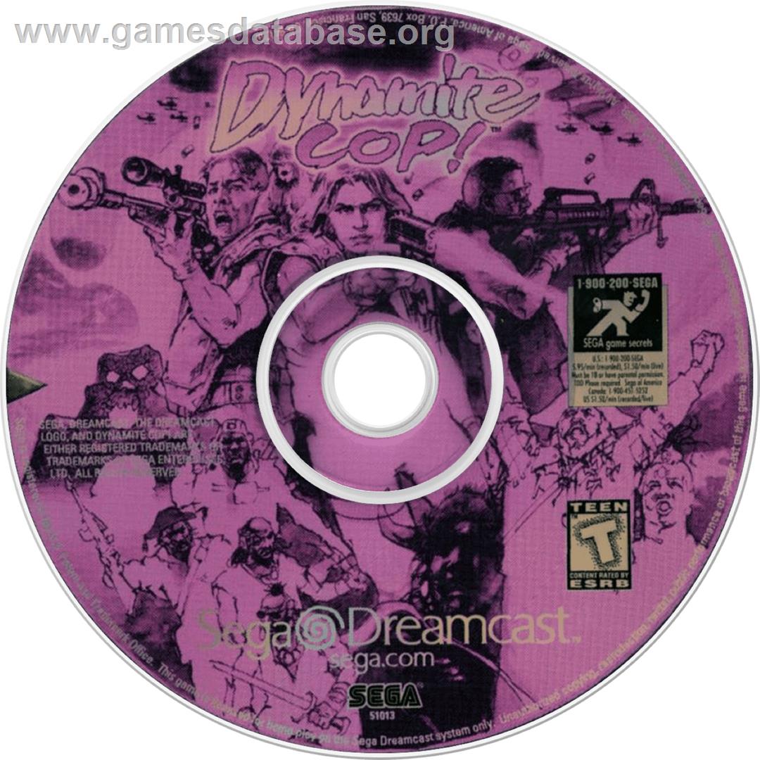 Dynamite Cop - Sega Dreamcast - Artwork - Cartridge
