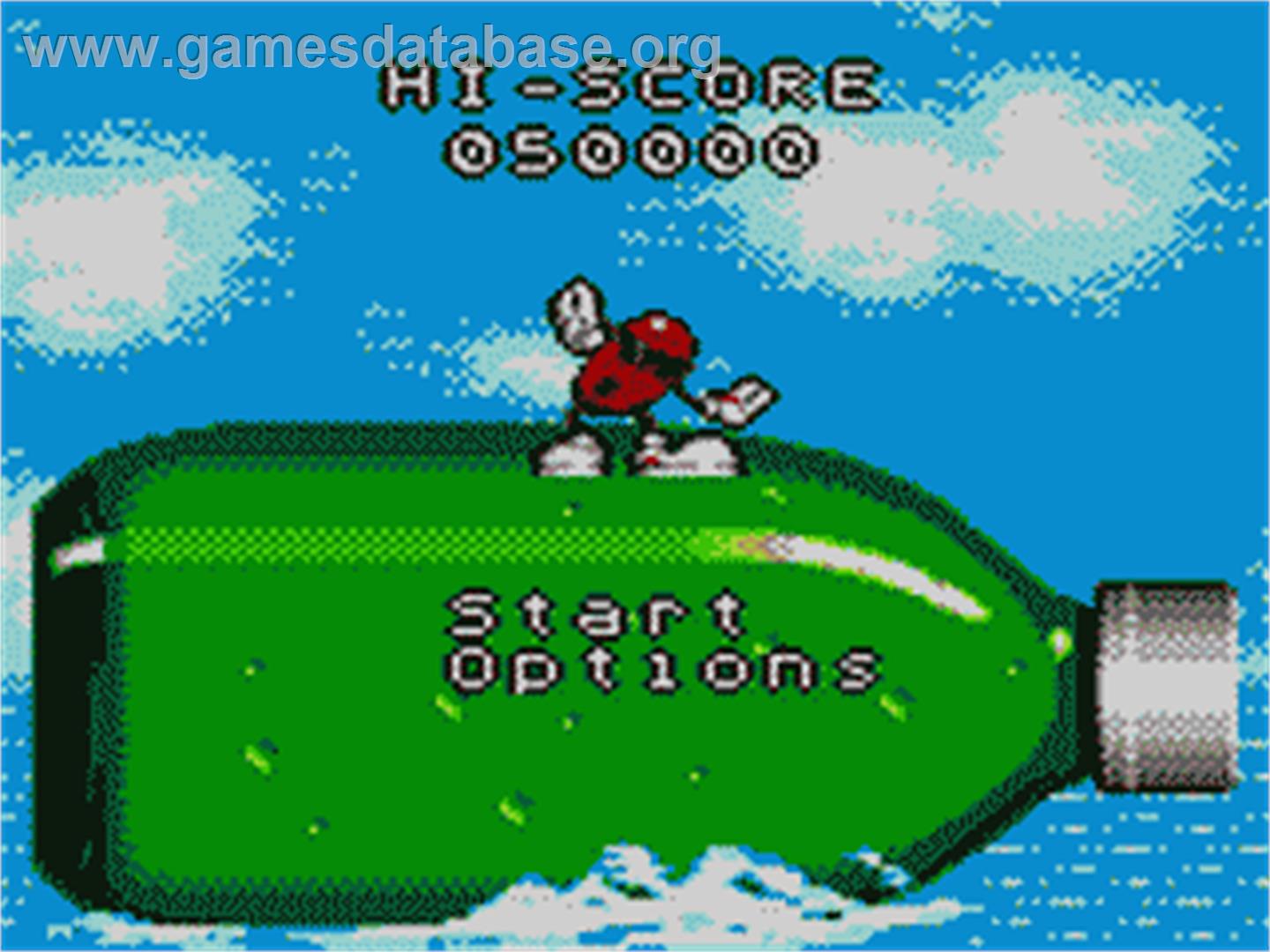 Cool Spot - Sega Game Gear - Artwork - Title Screen