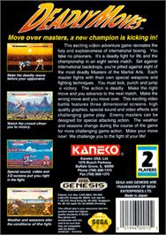 Deadly Moves - Sega Genesis - Games Database