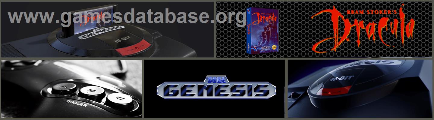 Bram Stoker's Dracula - Sega Genesis - Artwork - Marquee