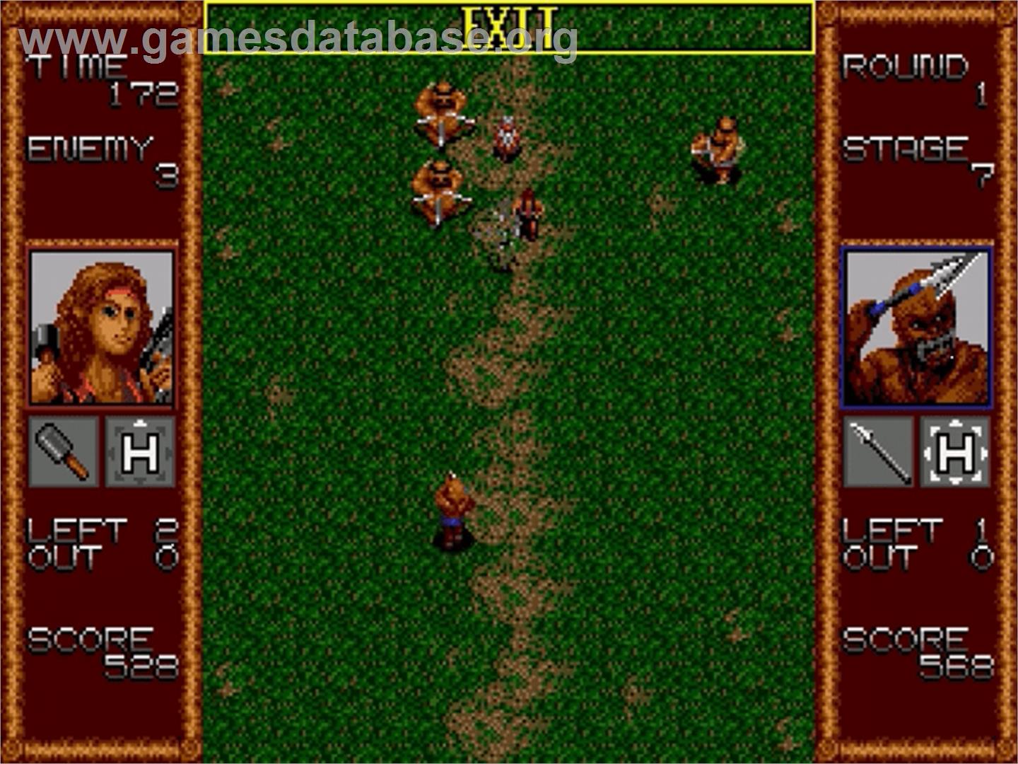 Gain Ground - Sega Genesis - Artwork - In Game