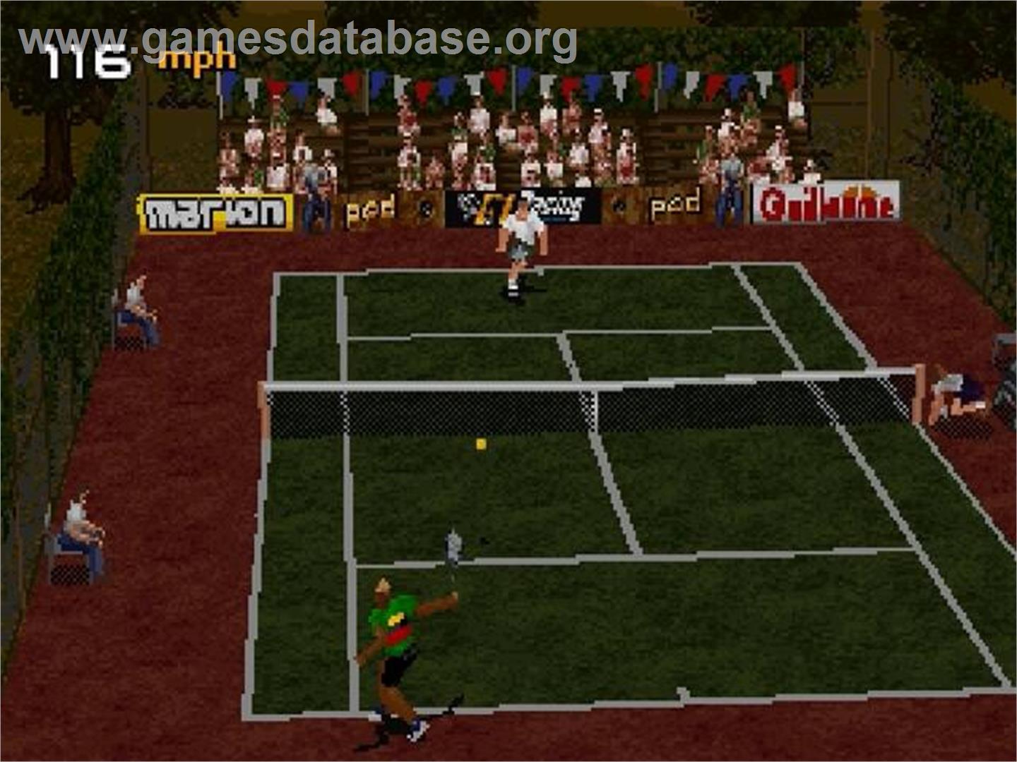 Tennis Arena - Sega Saturn - Artwork - In Game
