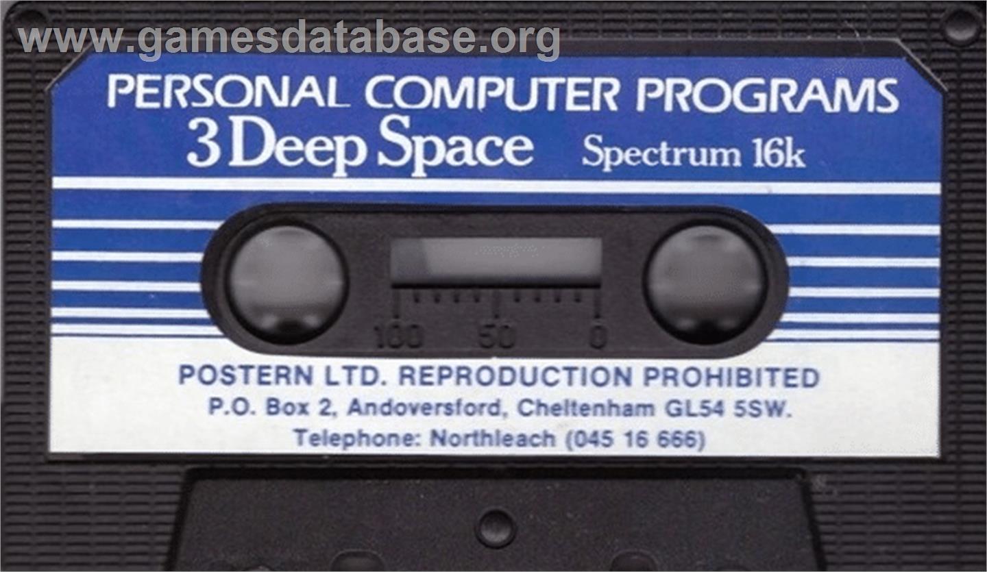 3-Deep Space - Sinclair ZX Spectrum - Artwork - Cartridge