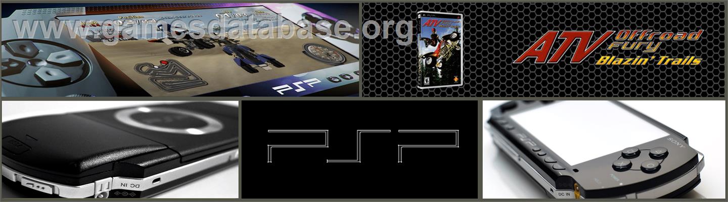 ATV Offroad Fury: Blazin' Trails - Sony PSP - Artwork - Marquee