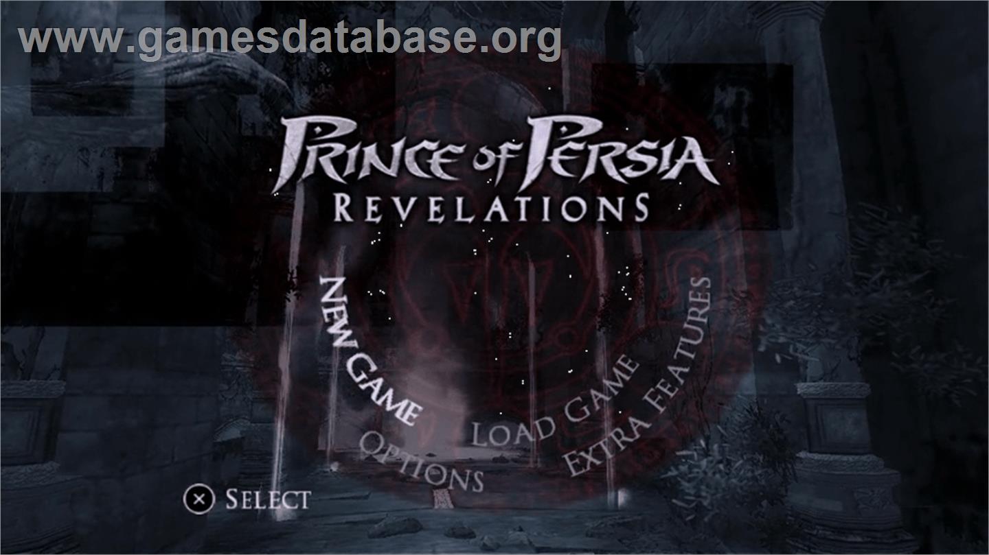 Prince of Persia: The Two Thrones - Sony PSP - Artwork - Title Screen