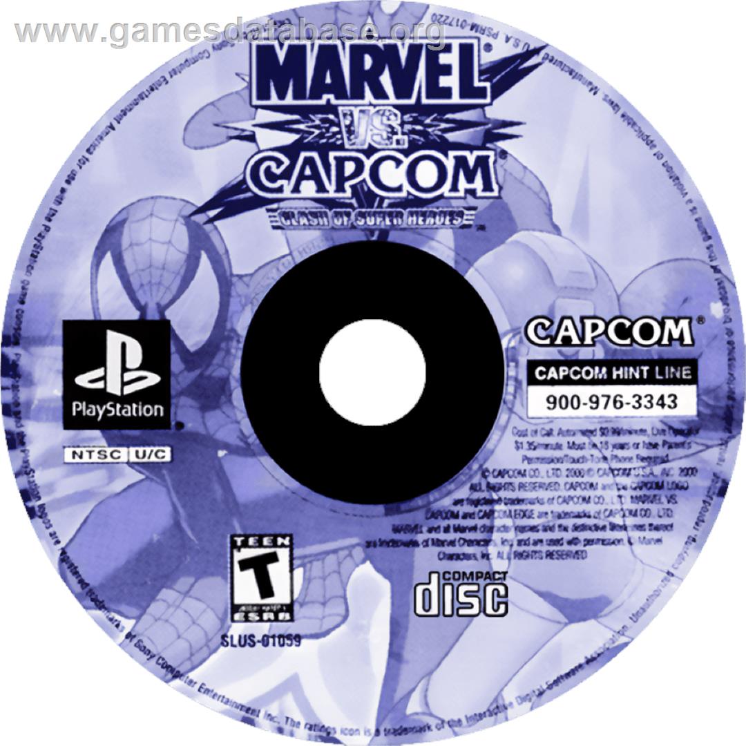 Marvel vs. Capcom: Clash of Super Heroes - Sony Playstation - Artwork ...