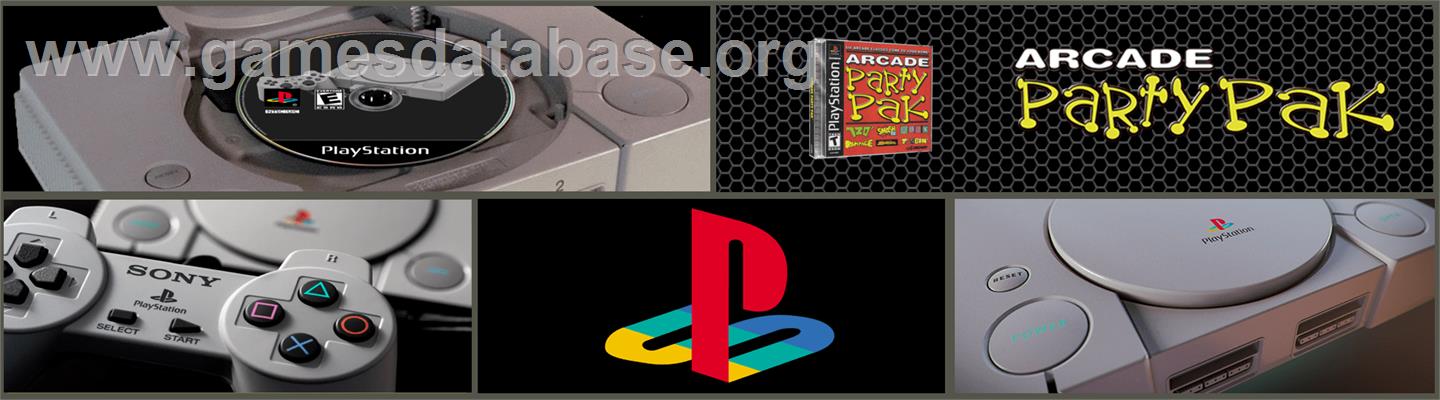 Arcade Party Pak - Sony Playstation - Artwork - Marquee