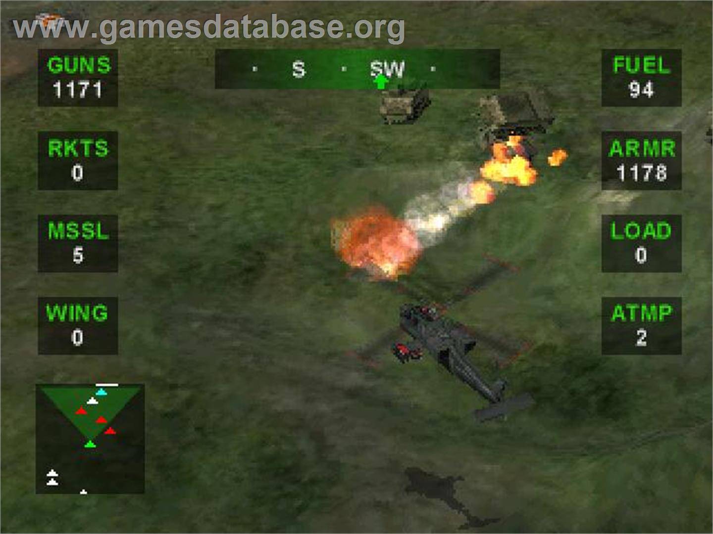 Nuclear Strike - Sony Playstation - Artwork - In Game