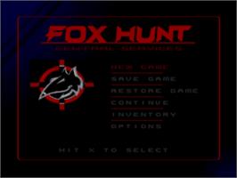 Fox Hunt - Sony Playstation - Games Database
