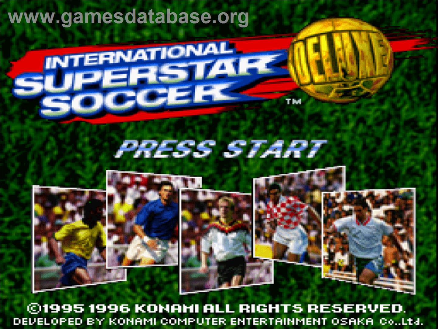 International Superstar Soccer Deluxe - Sony Playstation - Artwork ...