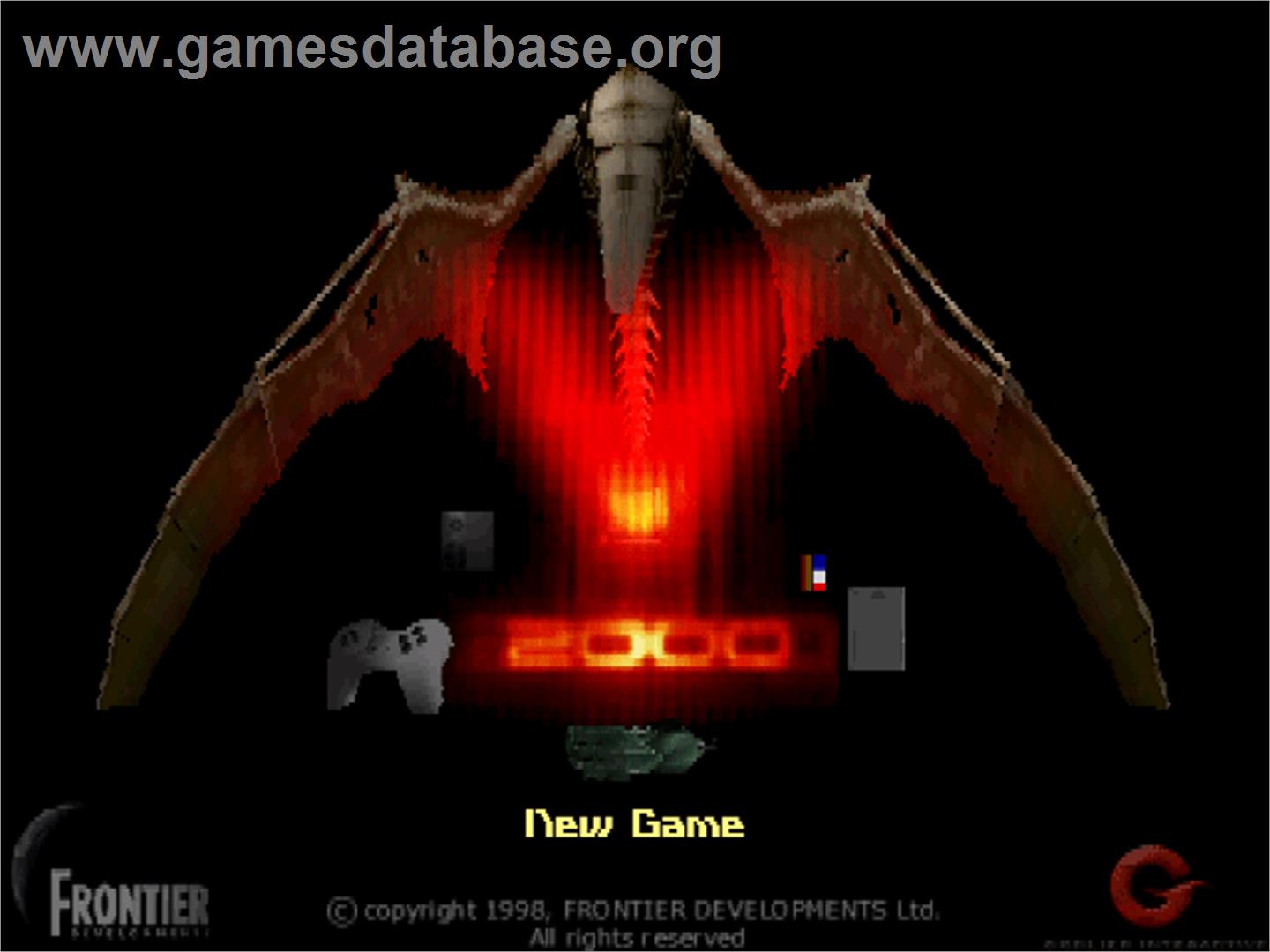 V2000 - Sony Playstation - Artwork - Title Screen