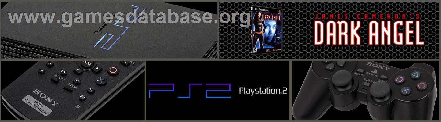 James Cameron's Dark Angel - Sony Playstation 2 - Artwork - Marquee